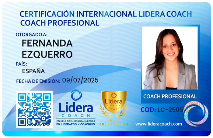Fernanda Ezquerro - Lidera Coach - Coaches Graduados